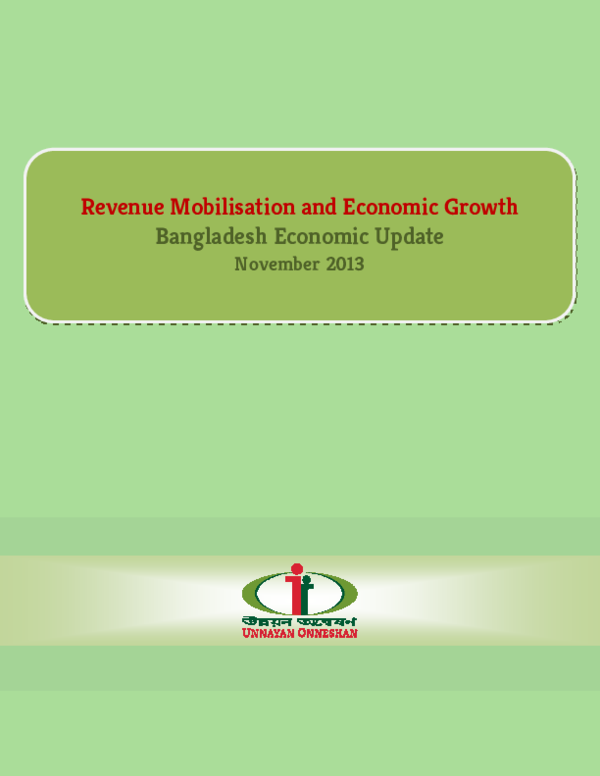 (PDF) Revenue Mobilisation and Economic Growth