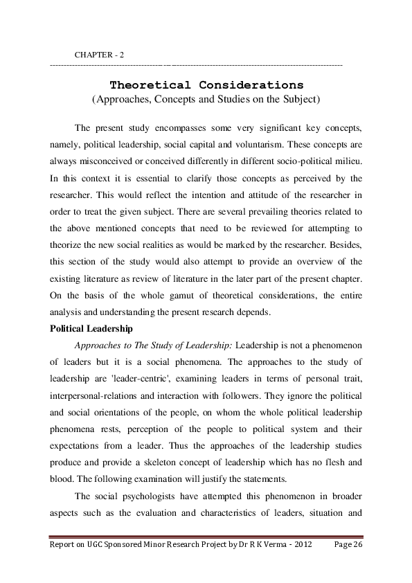 (DOC) 2 - Theoretical Aspects final