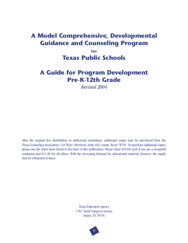 (PDF) A Model Comprehensive Developmental