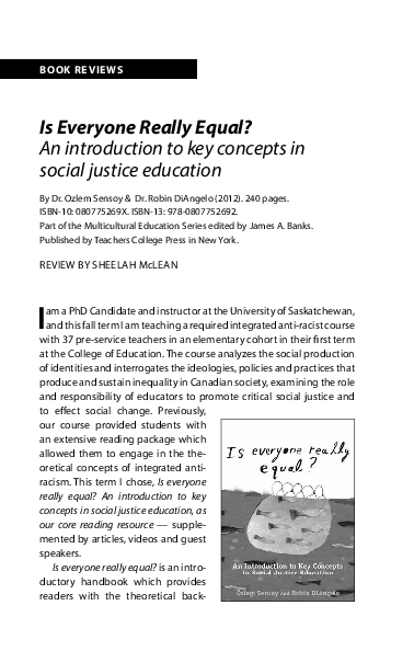 (PDF) Is Everyone really Equal?