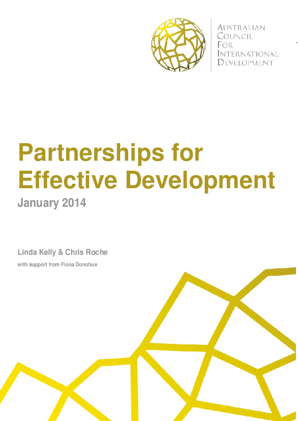 Partnerships For Effective Development