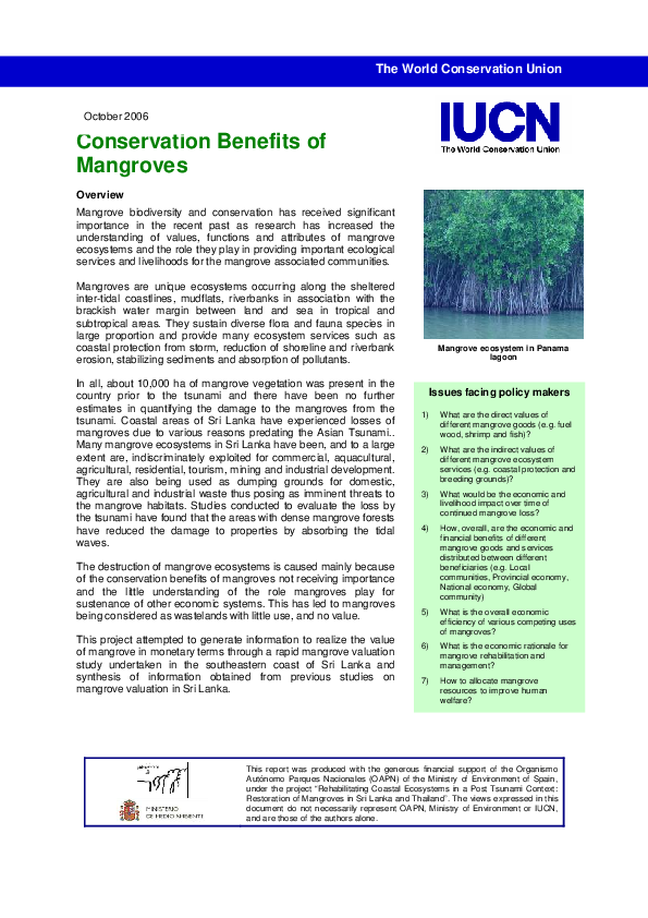 (PDF) The World Conservation Union