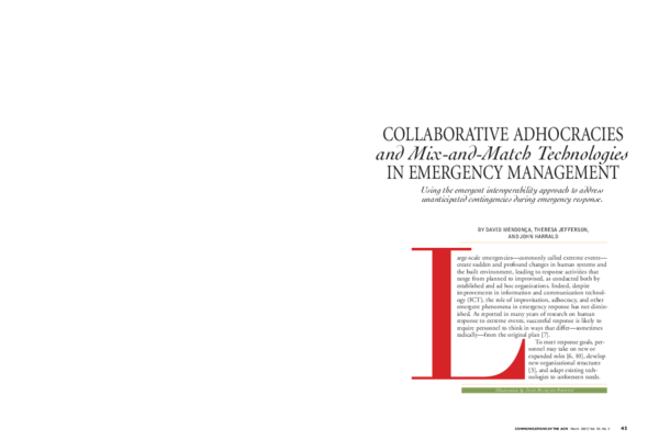 (PDF) Emergent Interoperability: Collaborative Adhocracies and Mix and ...