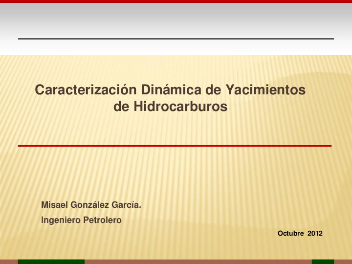 (PDF) Caracterización Dinámica de Yacimientos de Hidrocarburos