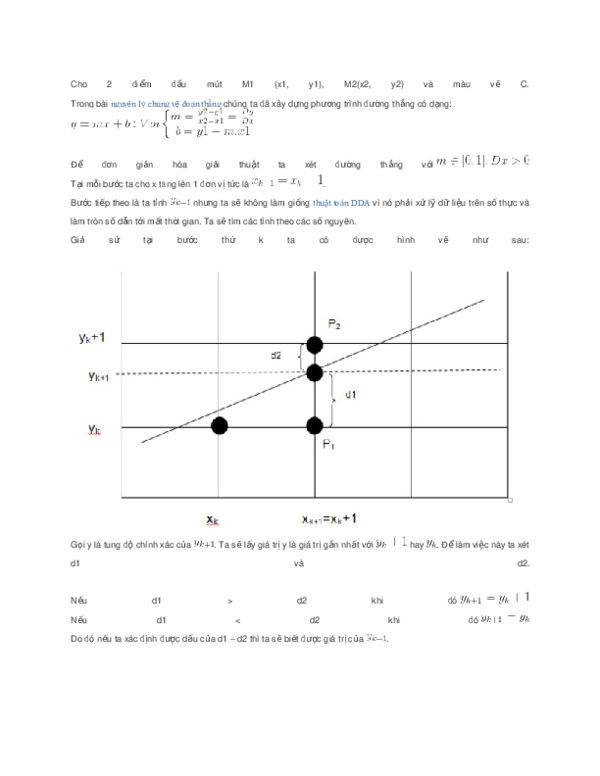 (DOC) B c ti p theo là ta tính G i y là tung đ chính xác c a
