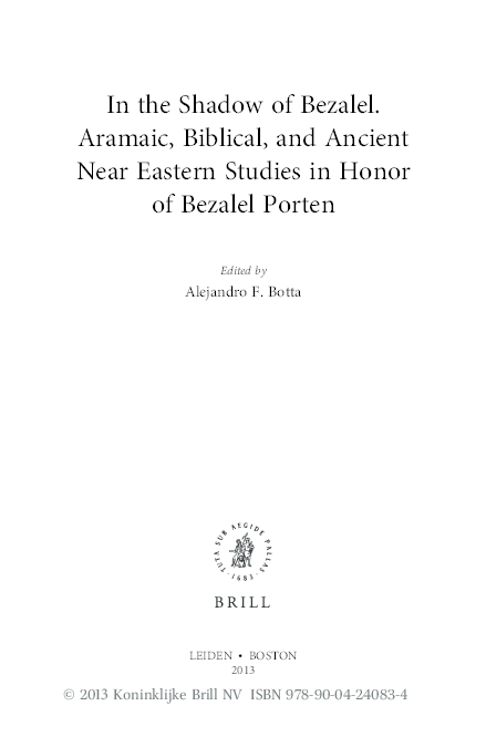 (PDF) Women of Elephantine and Women in the Land of Israel