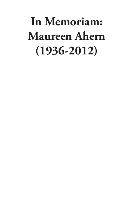 (PDF) "Maureen Ahern (In memoriam)"