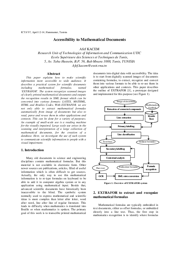 (PDF) Access to all components of scanned mathematical documents by ...