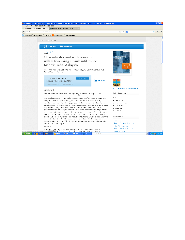 (DOC) Groundwater and surface-water utilisation using a bank ...