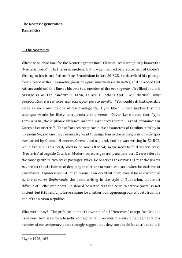 (PDF) The Neoteric generation