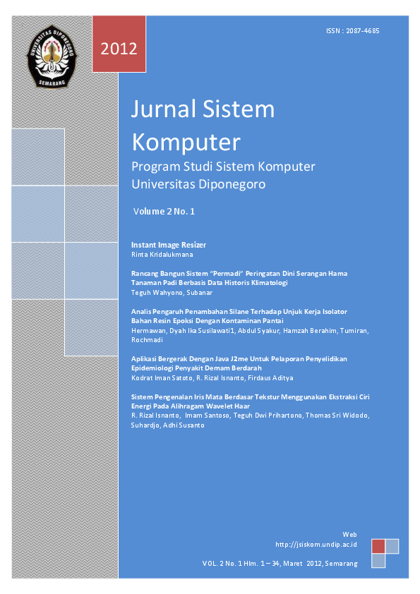 (PDF) Jurnal Sistem Komputer Program Studi Sistem Komputer Universitas ...