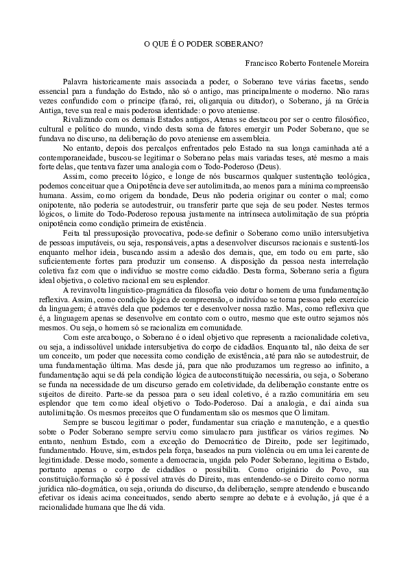 (PDF) O QUE É O PODER SOBERANO?