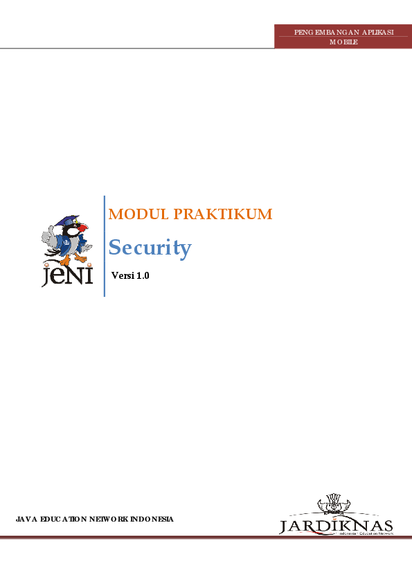 (PDF) Modul JENI (Java Education Network Indonesia)