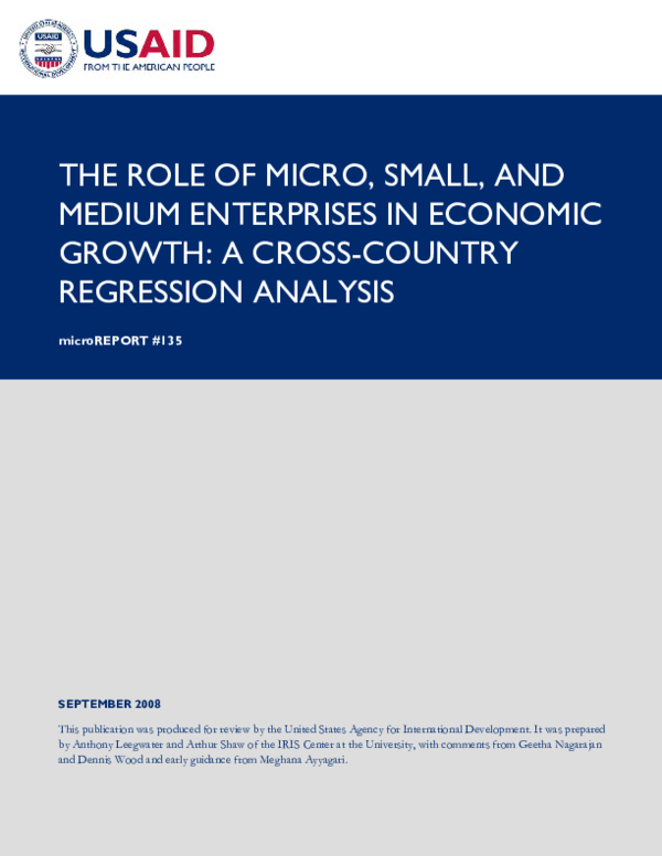 (PDF) THE ROLE OF MICRO, SMALL, AND MEDIUM ENTERPRISES IN ECONOMIC ...