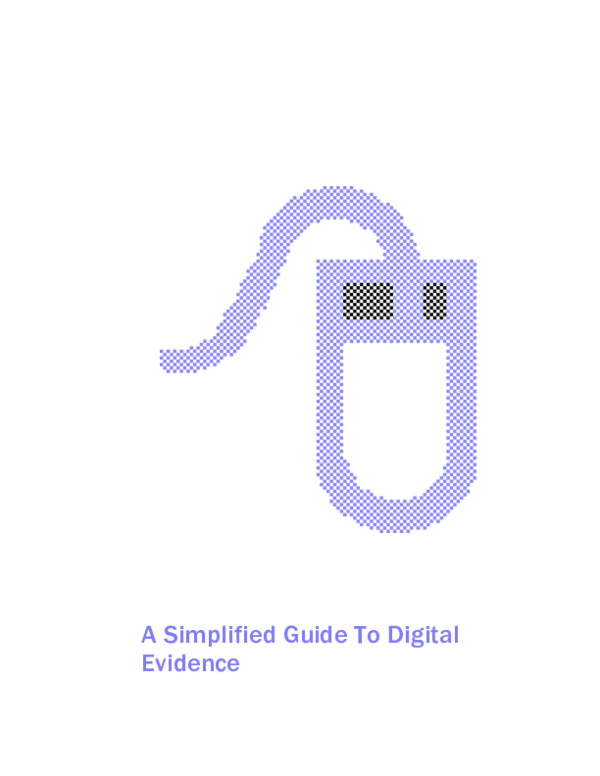 (PDF) A Simplified Guide To Digital Evidence Introduction to Digital ...
