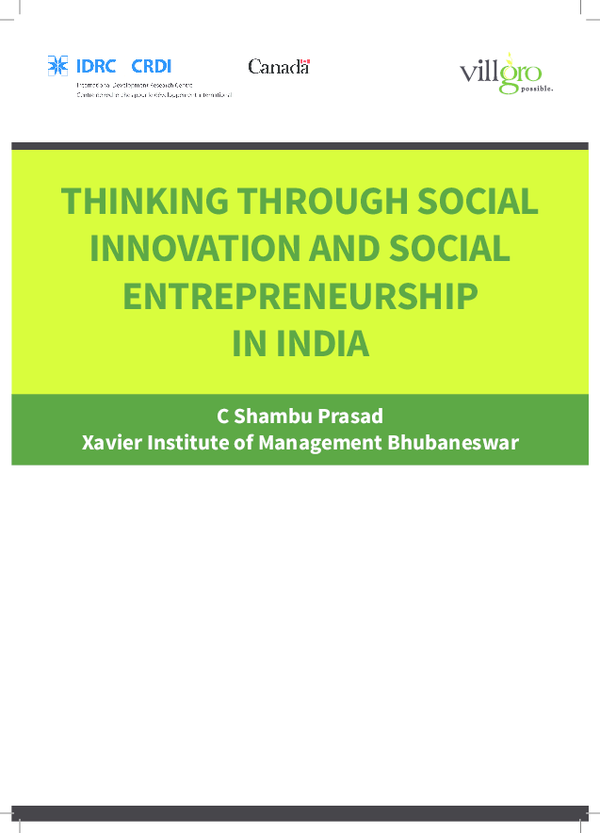 (PDF) Thinking Through Social Innovation And Social Entrepreneurship in ...