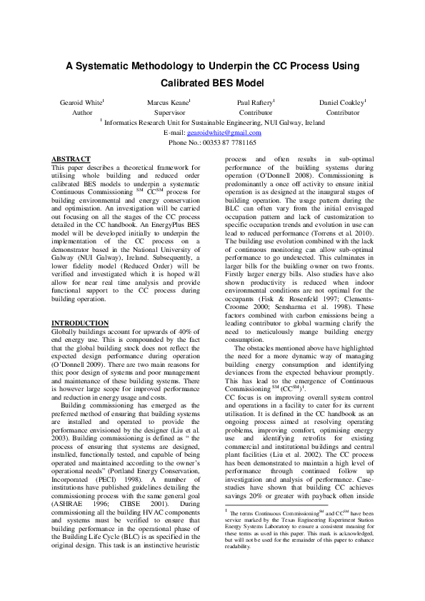 (PDF) A Systematic Methodology to Underpin the CC Process Using ...