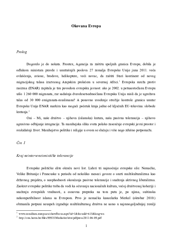 Aporije multikulturalizma, Novi Sad, Mediterran Publishing, 2012 ...