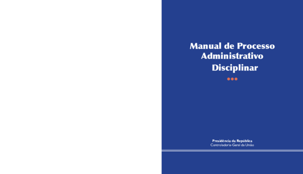 (PDF) Manual de Processo Administrativo Disciplinar