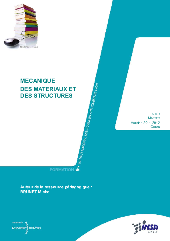 (PDF) MECANIQUE DES MATERIAUX ET DES STRUCTURES