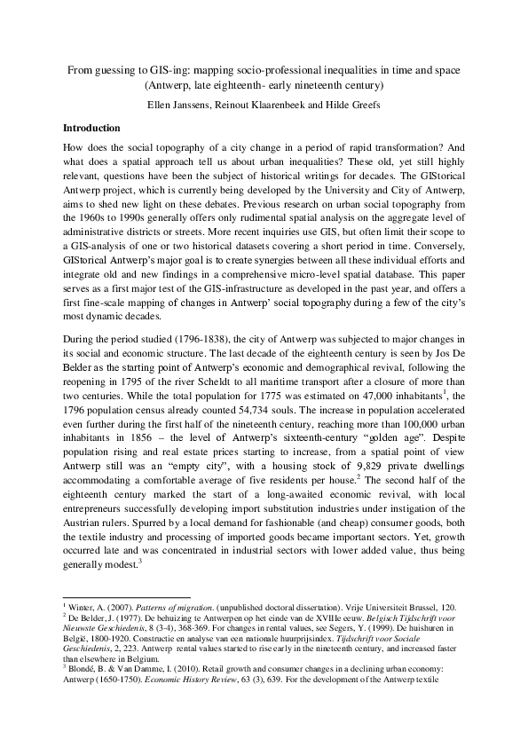 (DOC) From guessing to GIS-ing