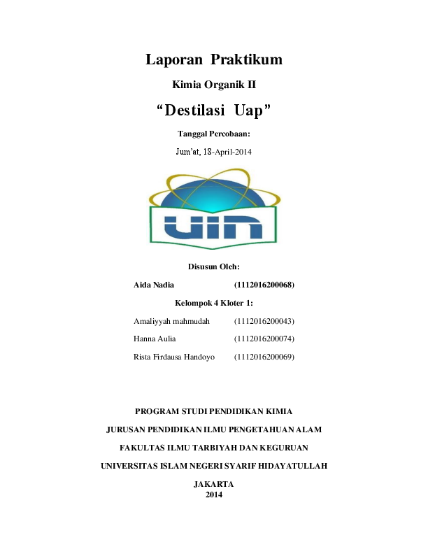(PDF) destilasi uap