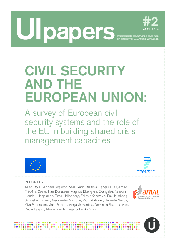 (PDF) The effectiveness of national and EU-level civil protection ...