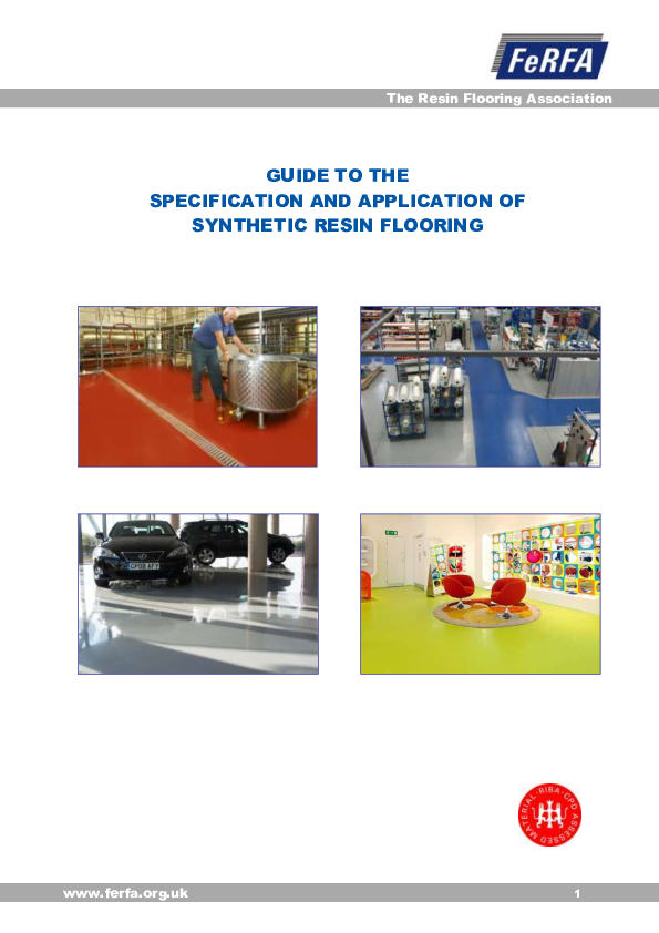 (PDF) The Resin Flooring Association GUIDE TO THE SPECIFICATION AND ...