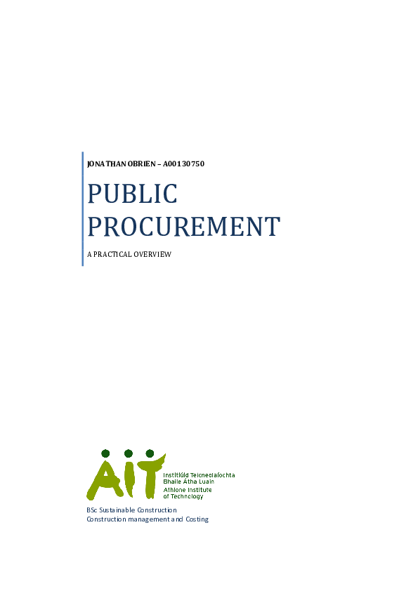 (PDF) A PRACTICAL OVERVIEW BSc Sustainable Construction Construction ...