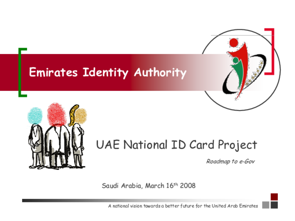 (PDF) UAE National ID Card Project: Roadmap to eGovernment (03-2008)