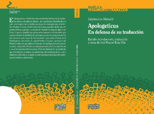 (PDF) Giannozzo Manetti, Apologeticus. En defensa de su traducción ...