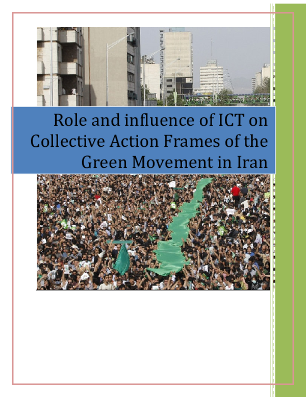 (PDF) Role and influence of ICT on Collective Action Frames of the ...