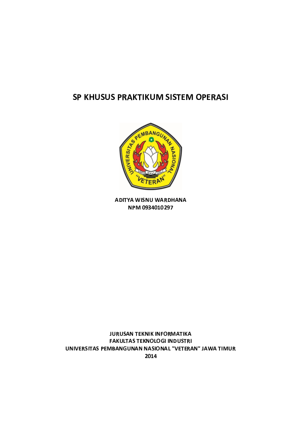 (DOC) PRAKTIKUM sisop | Raditya Wardhana - Academia.edu