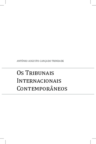 (PDF) ANTÔNIO AUGUSTO CANÇADO TRINDADE