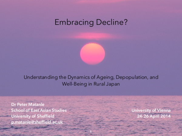 (PDF) Embracing Decline? Understanding the Dynamics of Ageing ...
