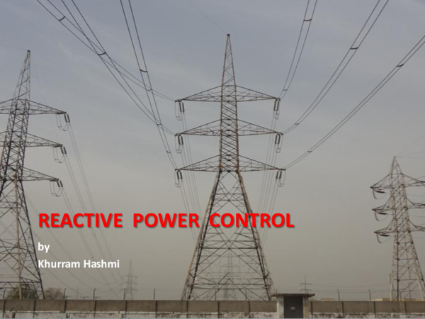 (PDF) REACTIVE POWER CONTROL