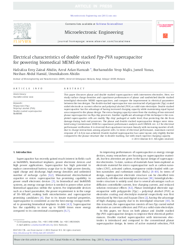 (PDF) Electrical characteristics of double stacked Ppy-PVA ...