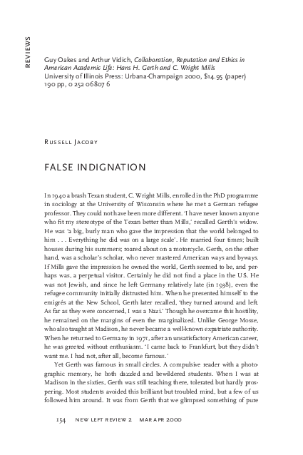 (PDF) Collaboration, Reputation and Ethics in American Academic Life ...