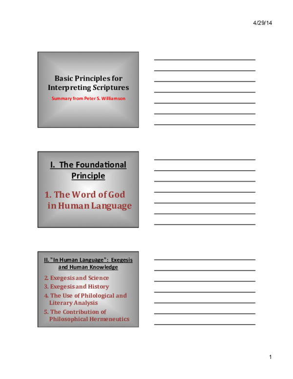 (PDF) Interpreting Scriptures