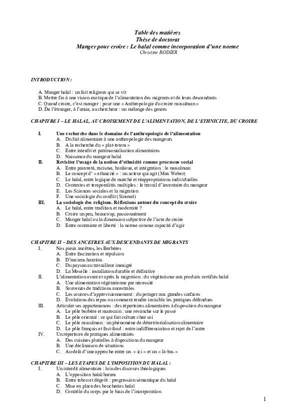 (PDF) Table des matières Thèse de doctorat