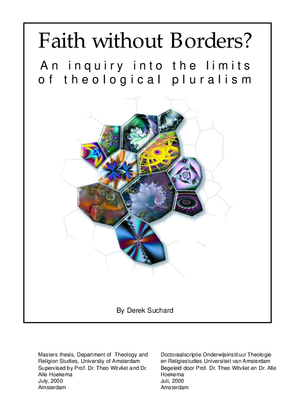(PDF) Faith without borders? An inquiry into the limits of theological ...
