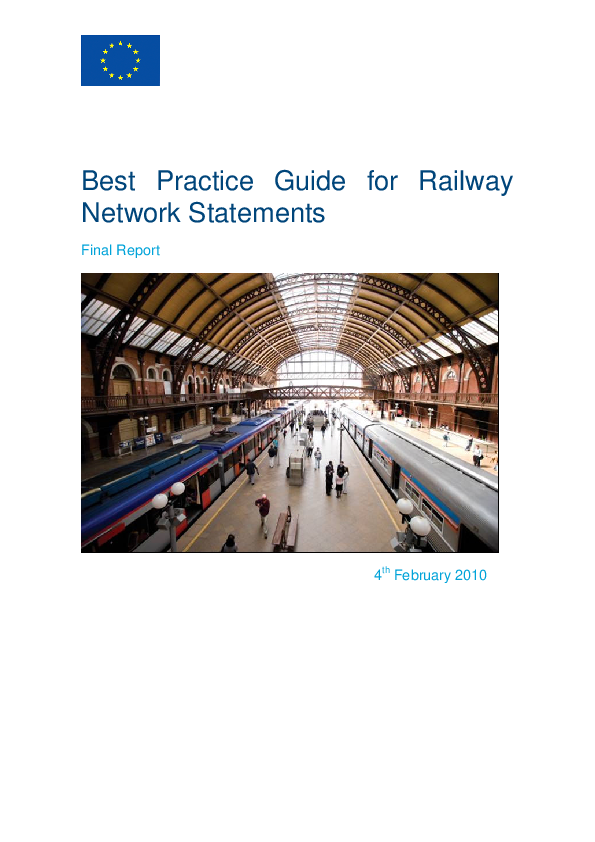 (PDF) Best Practice Guide for Railway Network Statements