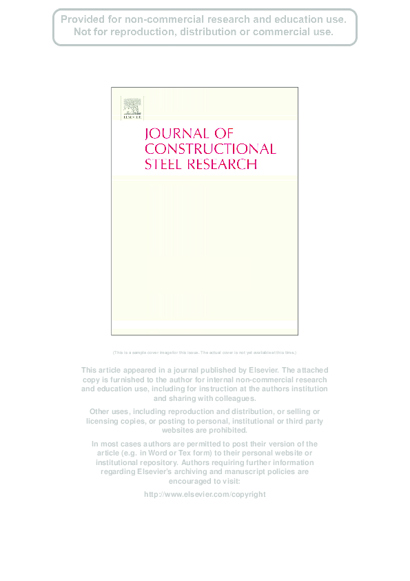 (PDF) Seismic design of concentric braced frames