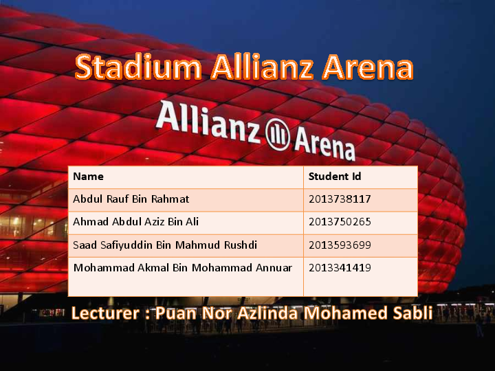 Allianz Arena Plan
