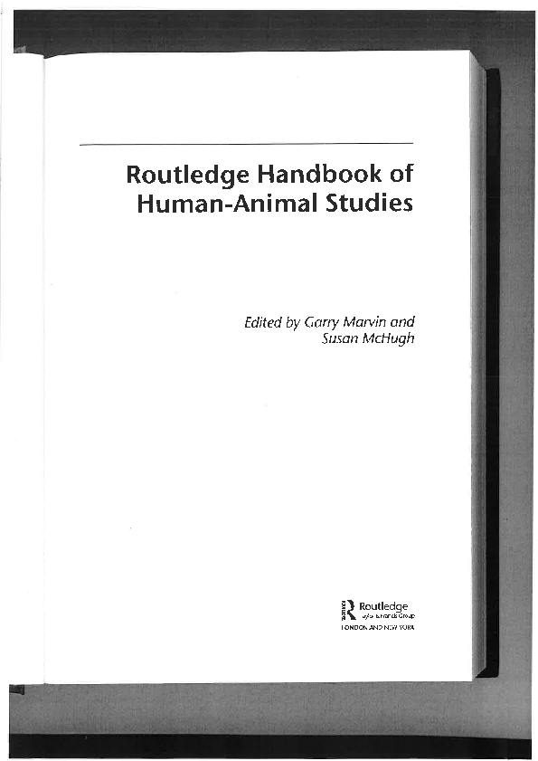 (PDF) In It Together: An Introduction to Human-Animal Studies (co ...