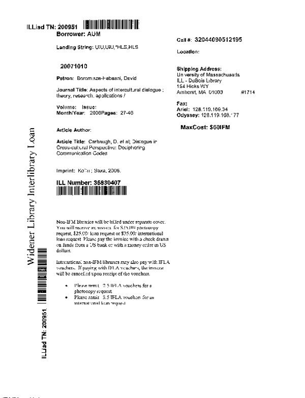 (PDF) Dialogue in cross-cultural perspective: Deciphering communication ...