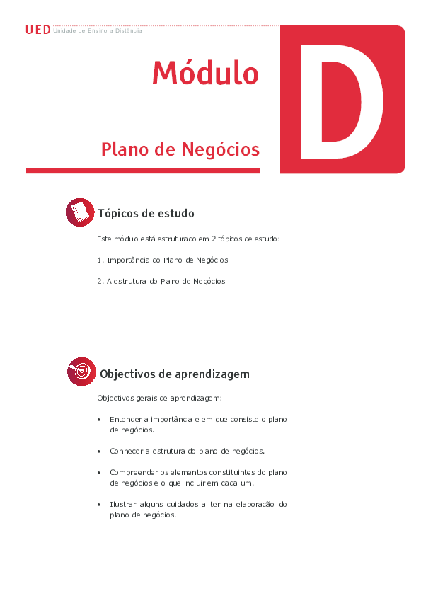 (PDF) 14 Plano de Neg cios