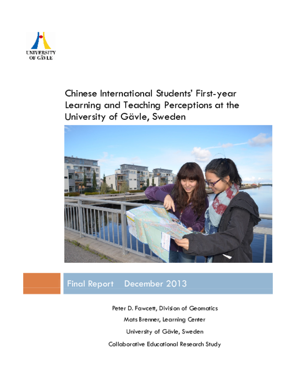 (PDF) Chinese International Students’ First-year Learning and Teaching ...