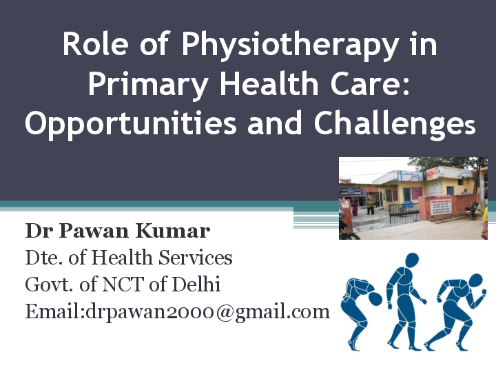 (PDF) Role of Physiotherapy in Primary Health Care: Opportunities and ...