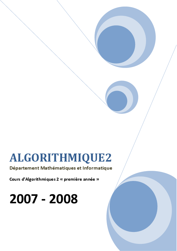 (PDF) Cours d'Algorithmiques 2 « première année>> by reda